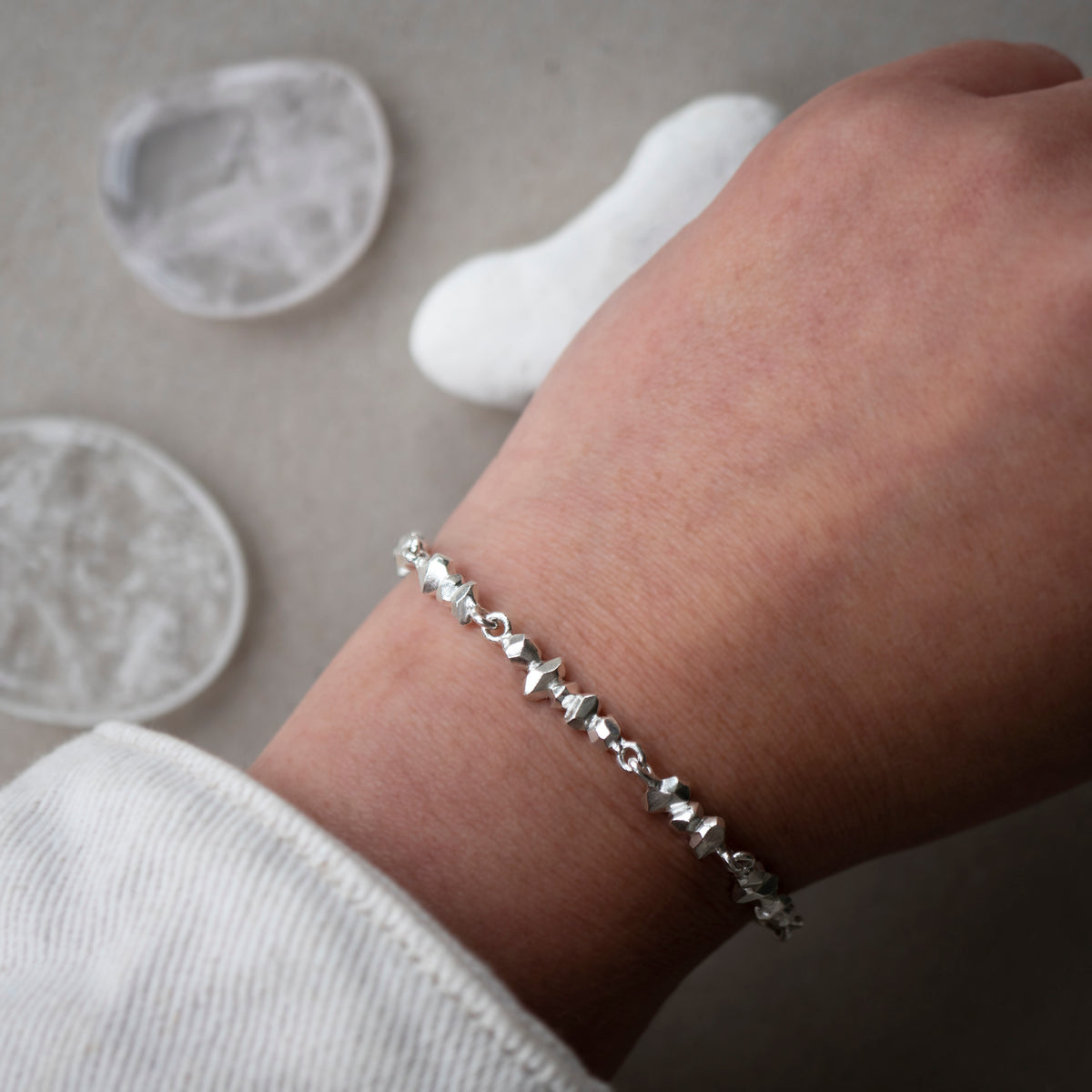 Gea Silver Bracelet – Gill Wing Jewellery