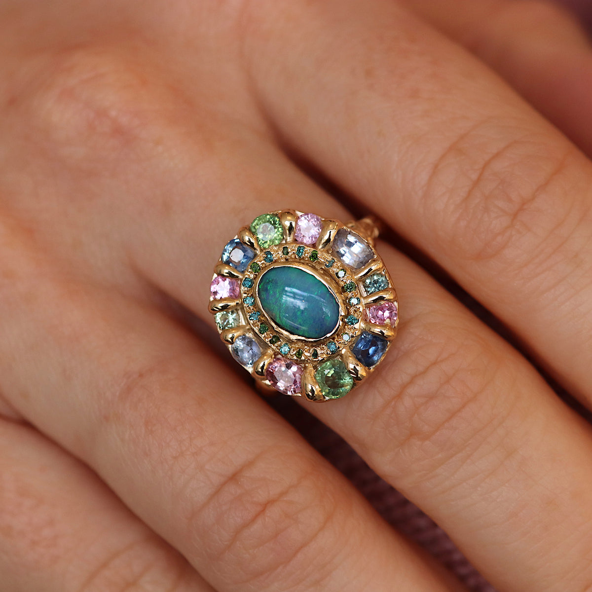 Pastel Opal Celeste Ring – Gill Wing Jewellery